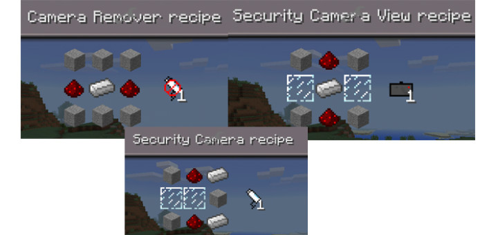Security Camera Mod | Minecraft PE Mods & Addons
