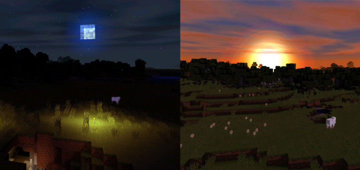 Dynamic Lights Shader | Minecraft PE Texture Packs
