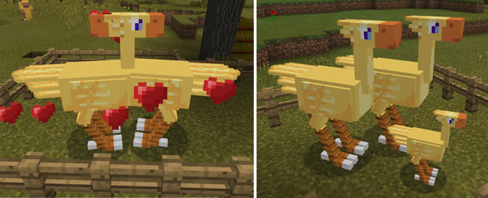 Chocobos Addon | Minecraft PE Mods & Addons