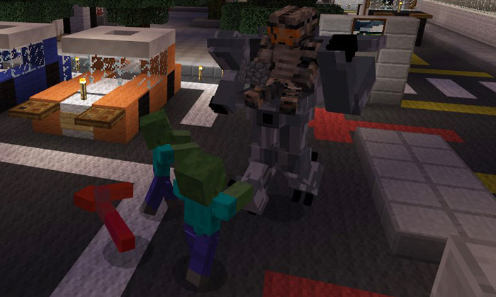 Mech Suit Addon | Minecraft PE Mods & Addons