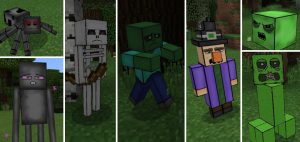 Custom Mobs Textures Skins (v1.2) - 1.17 Supported! | Minecraft PE ...