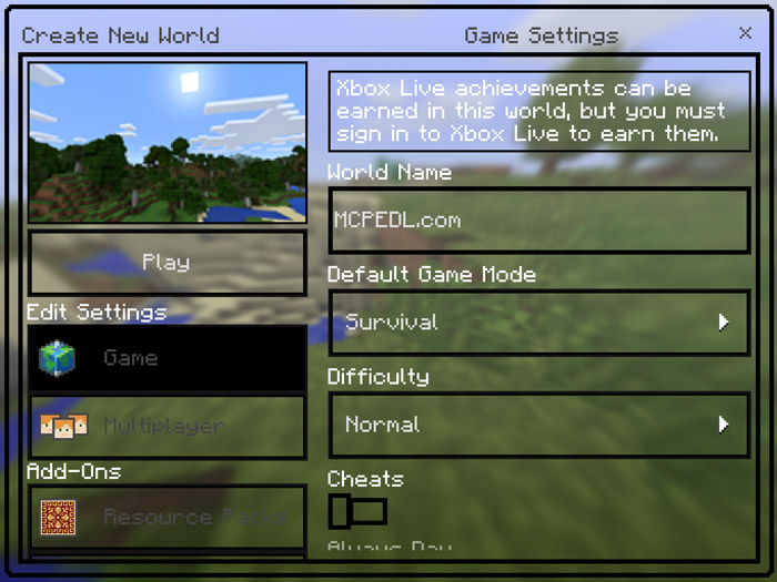 Outlined GUI Resource Pack | Minecraft PE Texture Packs