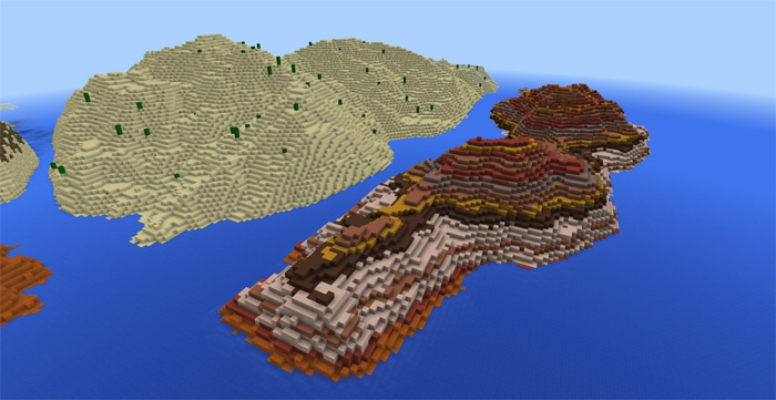 The Islands [Custom Terrain] | Minecraft PE Maps