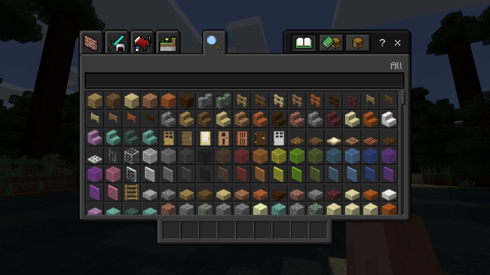 Java Inventory Ui V6 New Dark Mode Mcpe Texture Packs