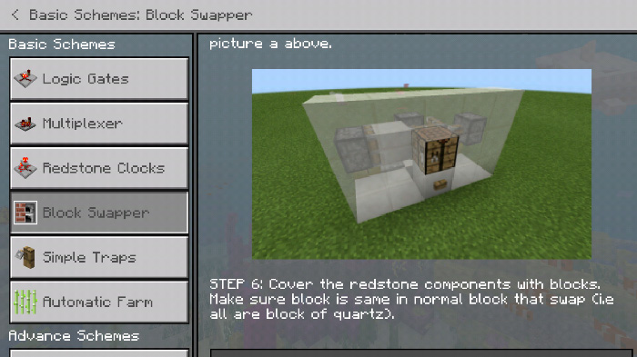Redstone Guide Addon | Minecraft PE Mods & Addons
