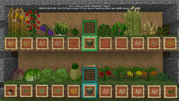 More Crops Add-on (1.8.0.14+/1.9.0.2) | Minecraft PE Mods & Addons