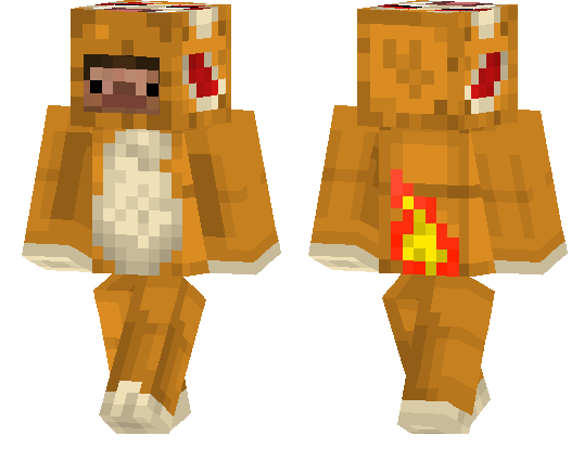 Chimchar Kigurumi | Minecraft PE Skins