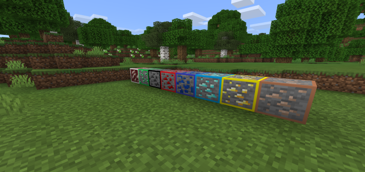 Ore Borders Pack | Minecraft PE Texture Packs