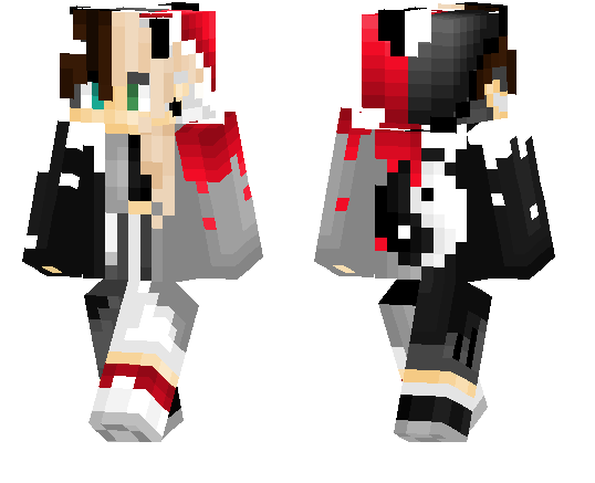Half boy half girl | Minecraft PE Skins
