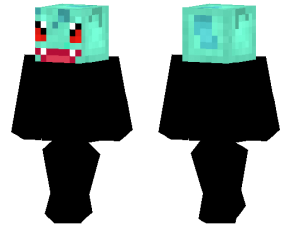 Bulbasaur head | Minecraft PE Skins