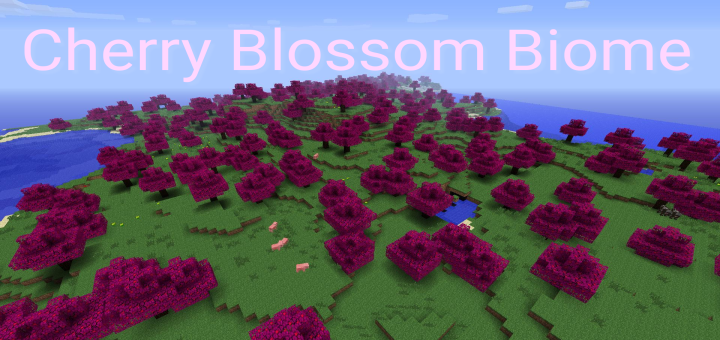 Cherry Blossom Biome | Minecraft PE Mods & Addons