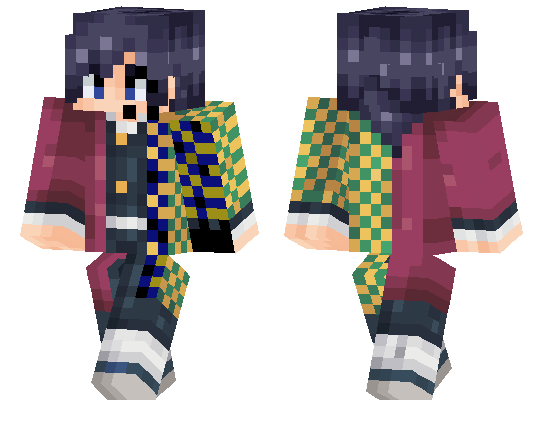 Giyuu Skin Possesed | Minecraft PE Skins