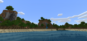 Beta Title Screen World | Minecraft PE Maps