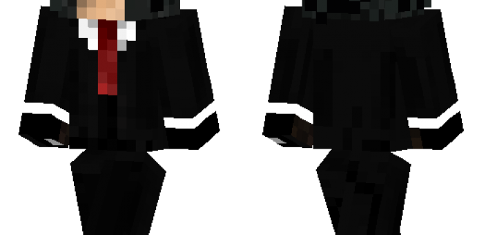 Black Wolf Furry | Minecraft PE Skins