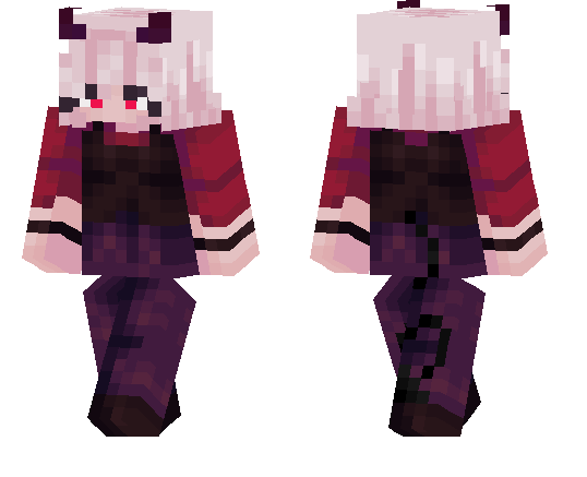 Helltaker Malina | Minecraft PE Skins
