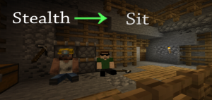 Sneaking → Lie Down | Minecraft PE Mods & Addons