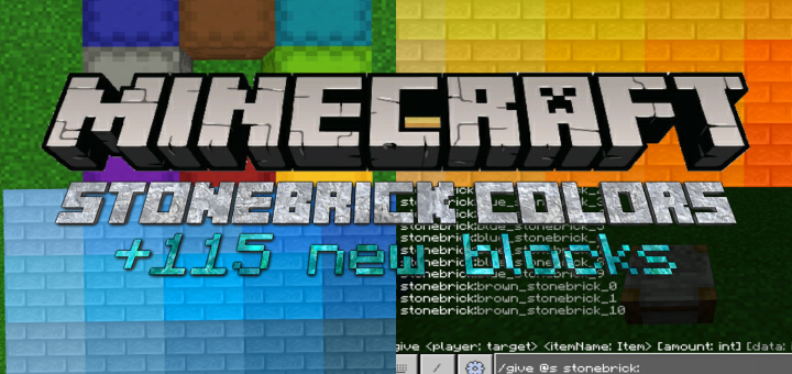 More Stone Brick Colors (+115 New Blocks) | Minecraft PE Mods & Addons
