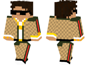 Rich Gucci Suit Skin | Minecraft PE Skins