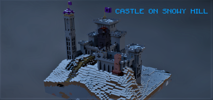 Snowy Mountain Castle | Minecraft PE Maps
